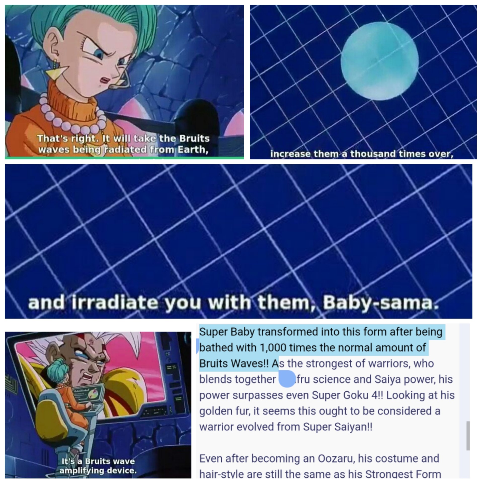 Do Blutz Waves Affect Oozaru Power Linearly or Nonlinearly? - Dragon ...