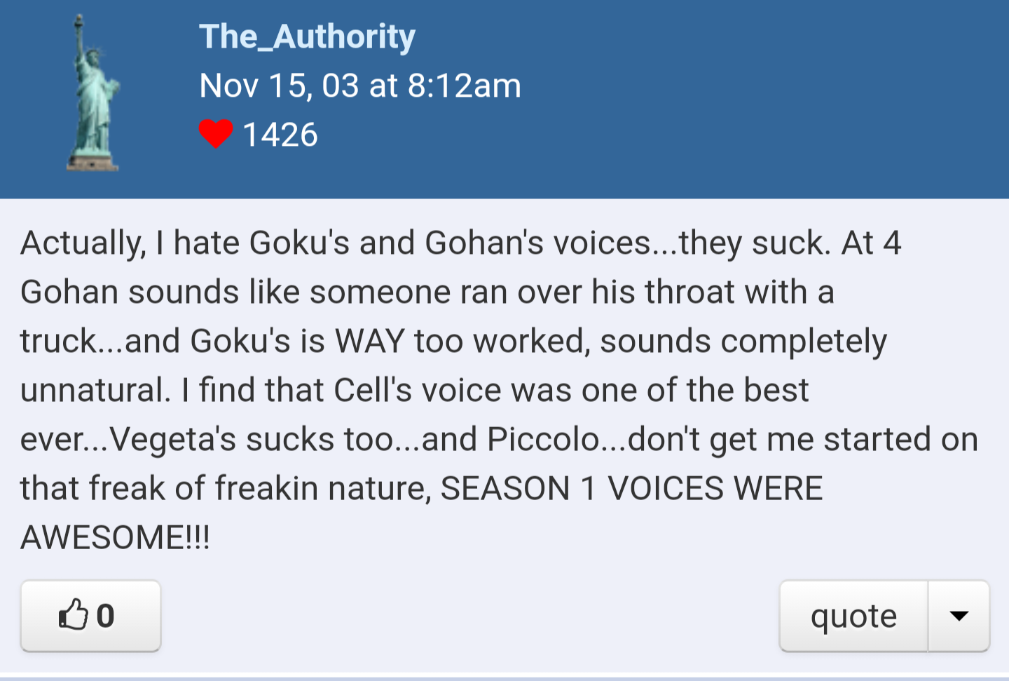 re: A nostalgic thread - Page 2 - Dragon Ball Forum - Neoseeker Forums