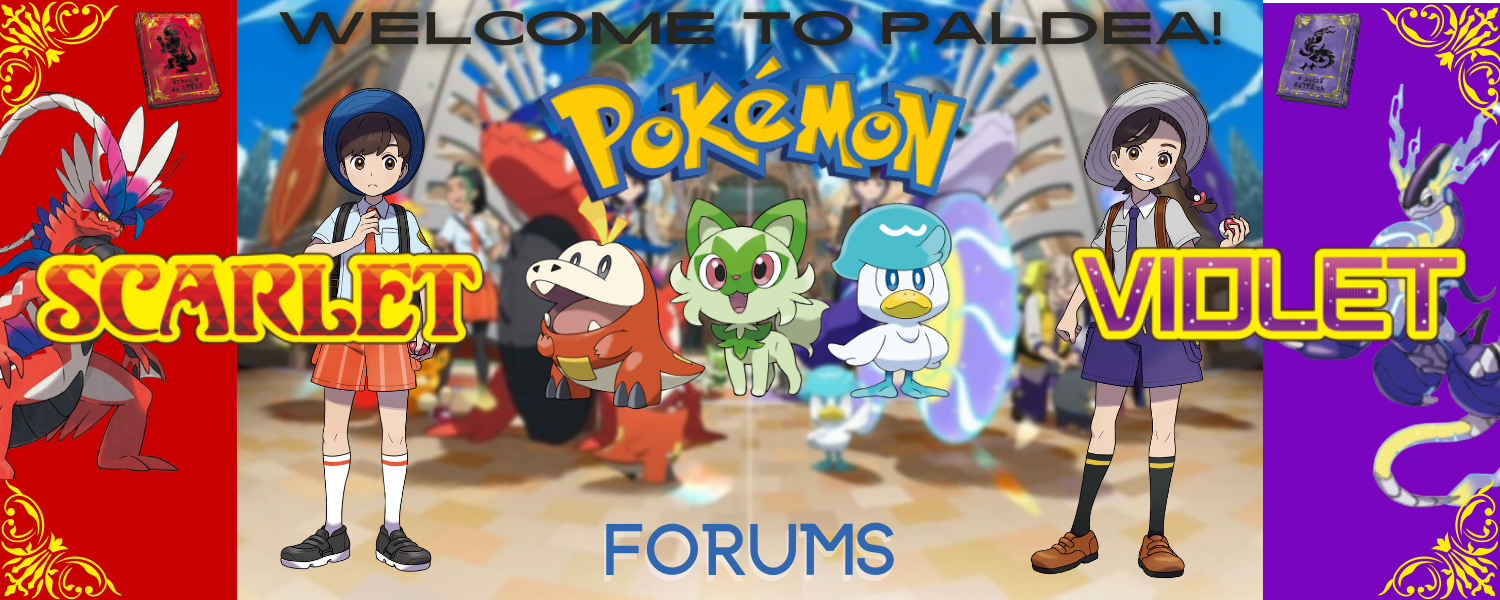 Pokémon Scarlet & Violet Header and Footer Contest - Pokémon Scarlet ...