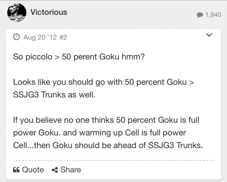 Best Power Level List - Dragon Ball Forum - Neoseeker Forums