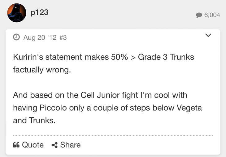 Best Power Level List - Dragon Ball Forum - Neoseeker Forums