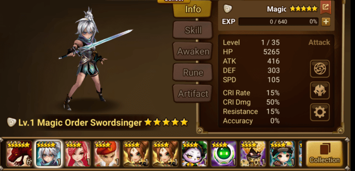 Magic Order Swordsinger + light canongirl - Summoners War: Sky Arena ...