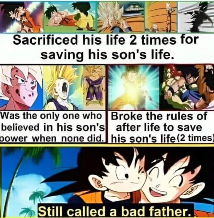 Stop calling Goku a bad father right now! - Dragon Ball Forum ...