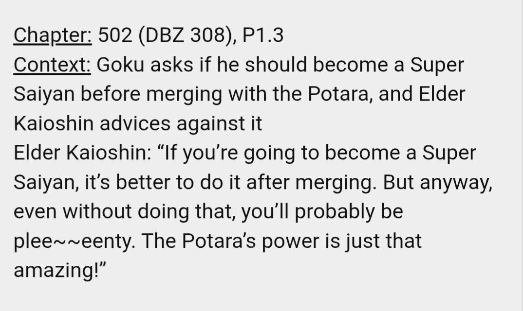 re: Base Vegito(Manga) Vs. Ultimate Gohan - Page 3 - Dragon Ball Forum ...